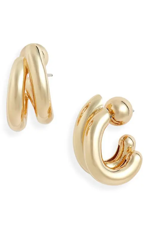 Jenny Bird Florence Hoop Earrings - High Polish Gold