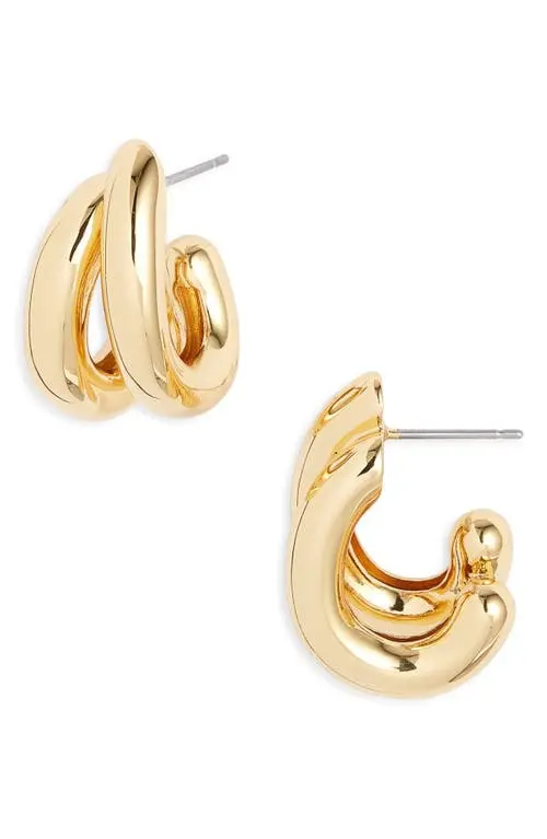 Jenny Bird Florence Hoop Earrings - High Polish Gold