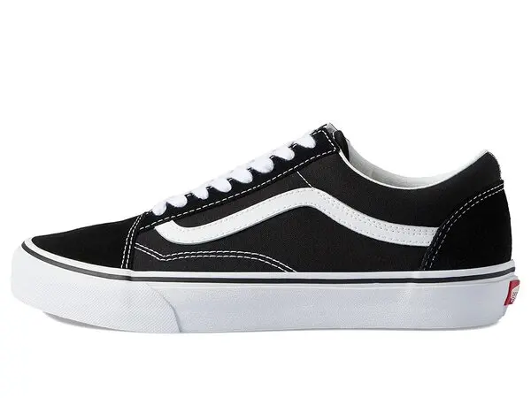 VANS Old Skool Wide Canvas Low-top Sneakers - Black