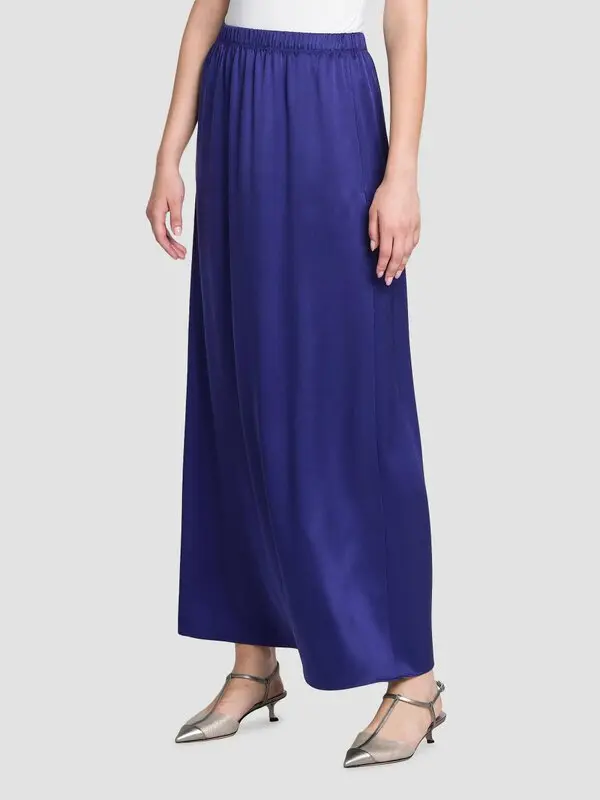 Giorgio Armani Silk Maxi Skirt - Amethyst