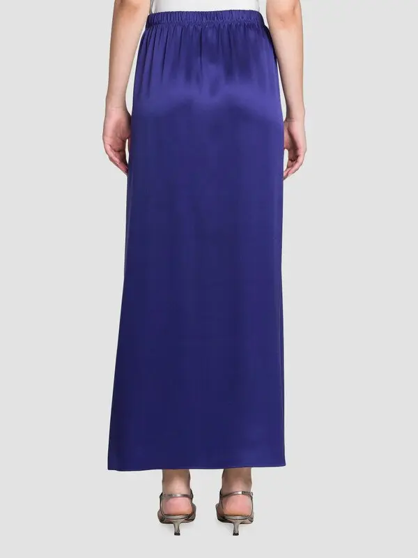 Giorgio Armani Silk Maxi Skirt - Amethyst