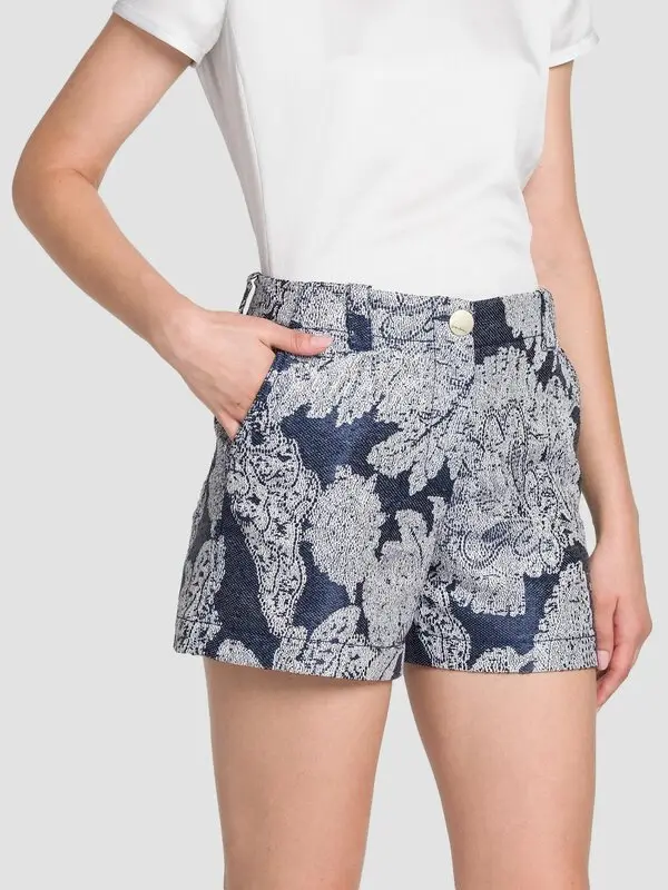 Giorgio Armani Floral Jacquard Shorts