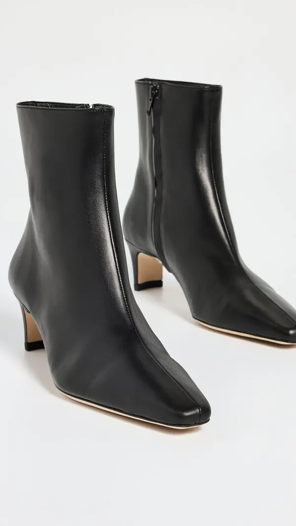 Staud Wally Ankle Boots - Black