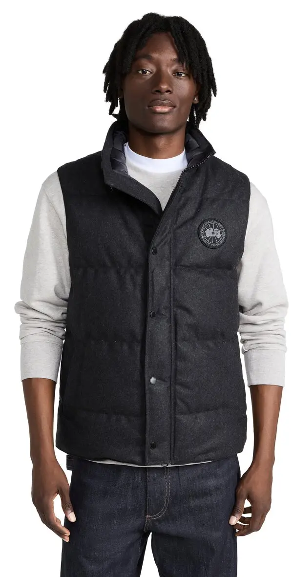 Canada Goose Garson Wool Vest - Carbon Mel