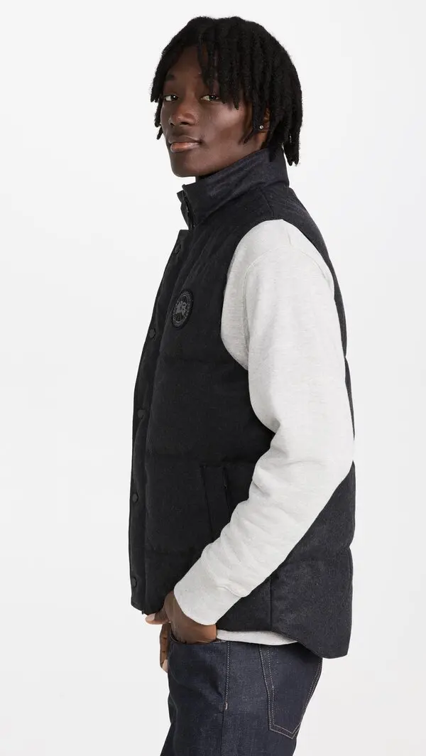 Canada Goose Garson Wool Vest - Carbon Mel