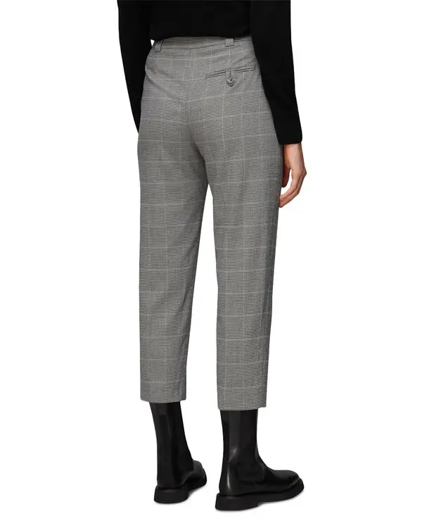 Whistles Lucie Check Cigarette Pants