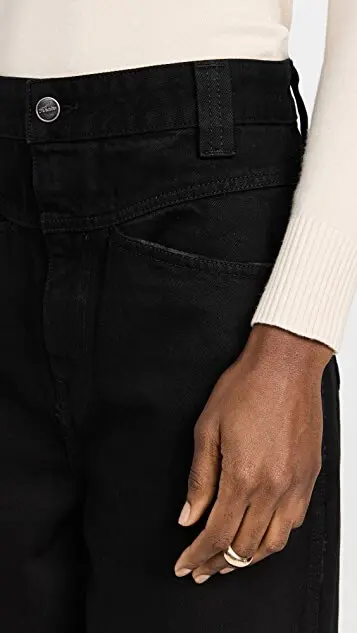 Khaite Preen Denim Pants - Wilcox | Editorialist