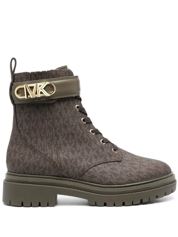 Michael Kors Parker Monogram Ankle Boots