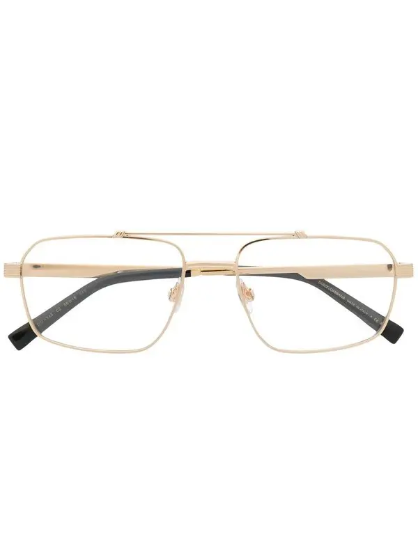 Dolce & Gabbana Square-frame Glasses - Gold