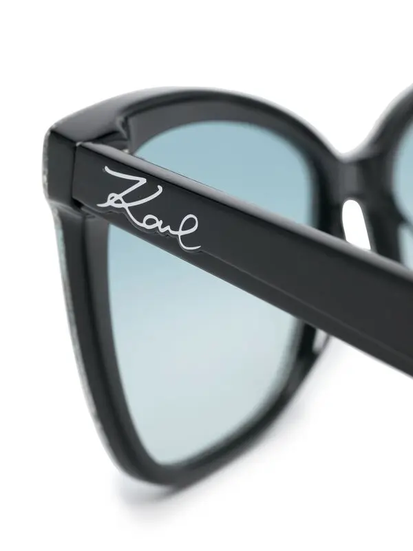 Karl Lagerfeld Glitter Cat-eye Sunglasses