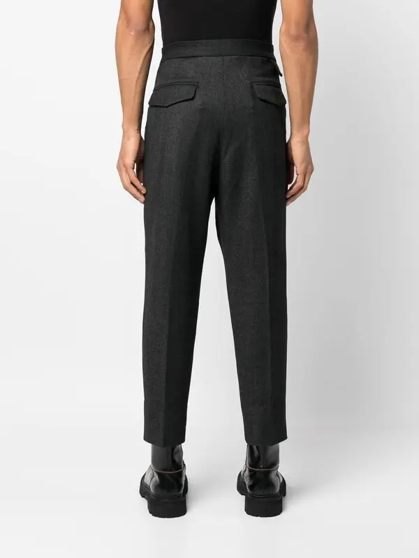 WHITE MOUNTAINEERING Cropped Tapered-leg Trousers