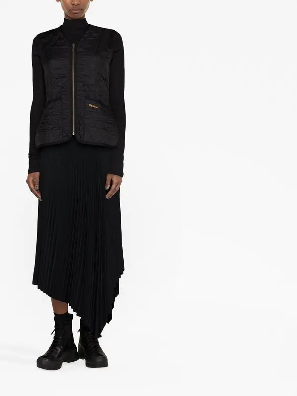 Barbour Quilted Zip-up Gilet - Black