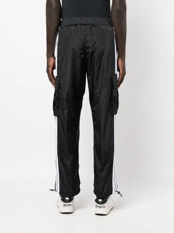 Palm Angels Logo-print Cargo Pants - Black Black