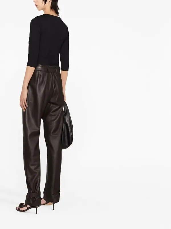 Vince Fine-ribbed Top - Black
