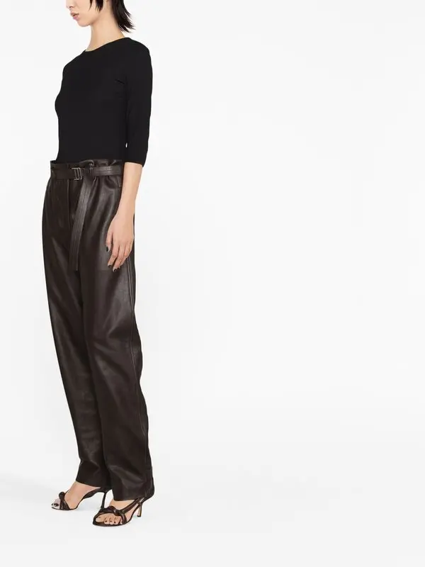 Vince Fine-ribbed Top - Black