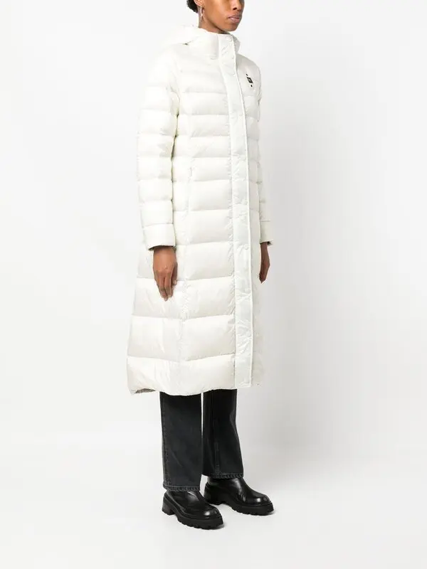BLAUER. Padded-design Hooded Coat