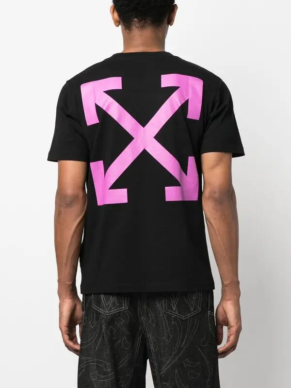 Off-White Arrows-motif Short-sleeved T-shirt - Black