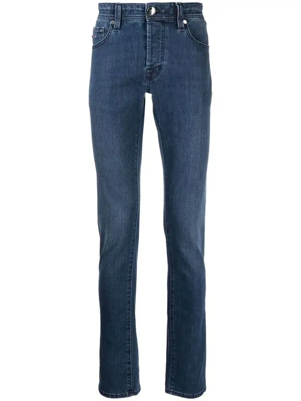 TRAMAROSSA Leonardo Mid-rise Skinny Jeans - Blue