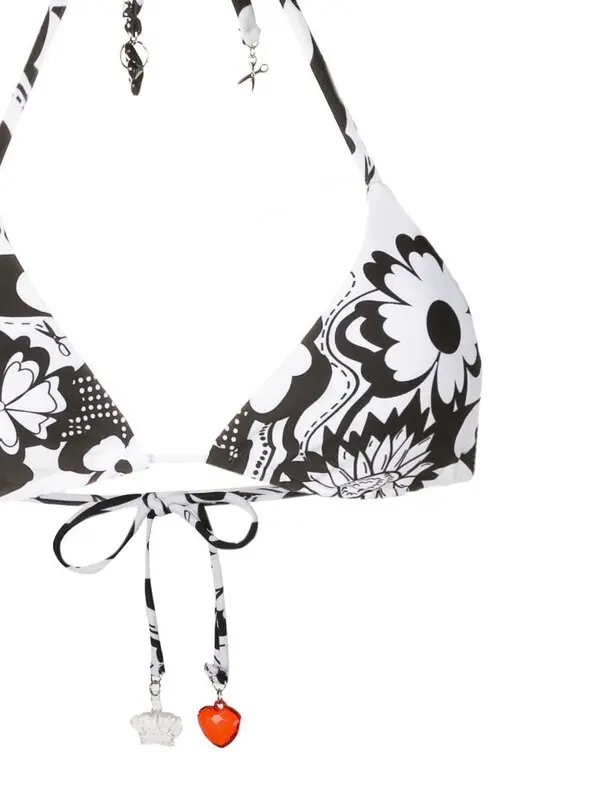 AMIR SLAMA Floral-print Bikini Set