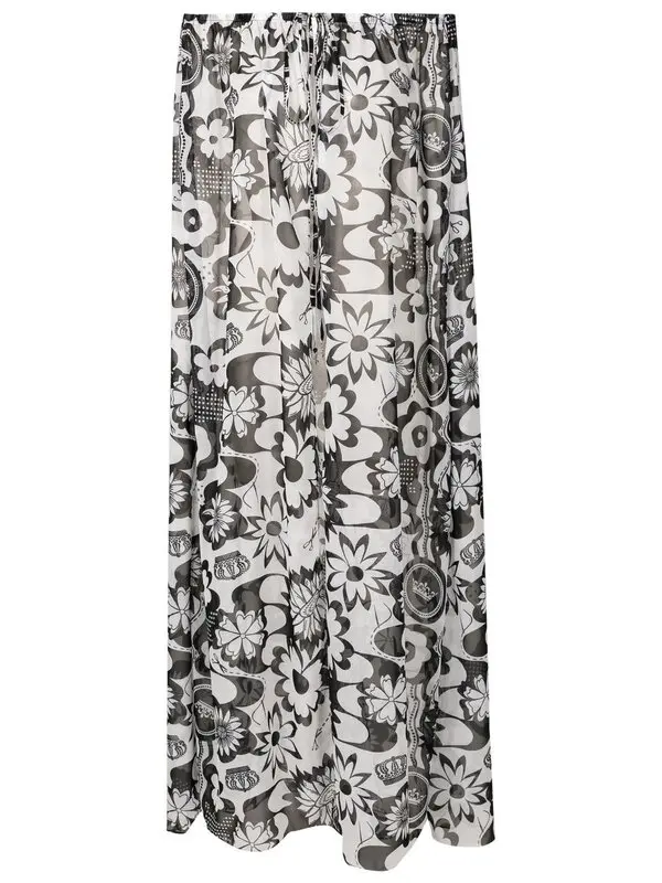 AMIR SLAMA Floral-print Beach Dress