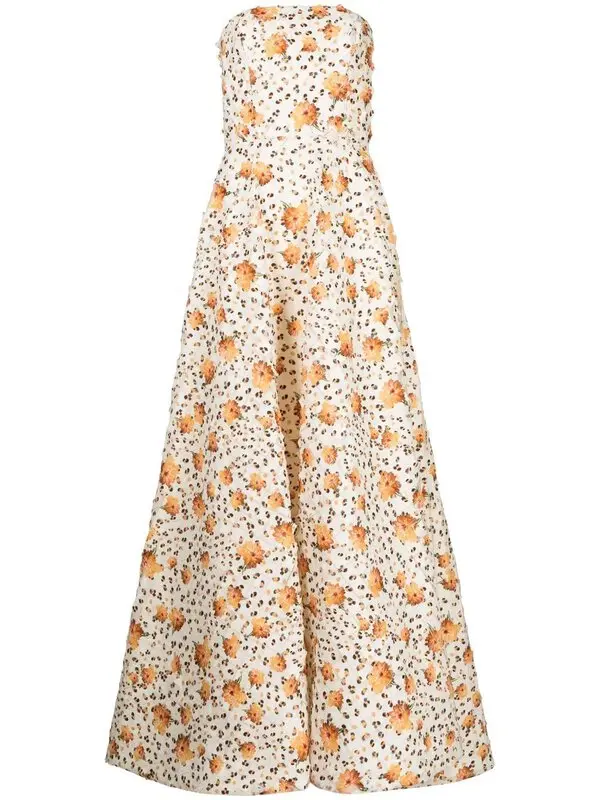 BAMBAH Floral Print Gown