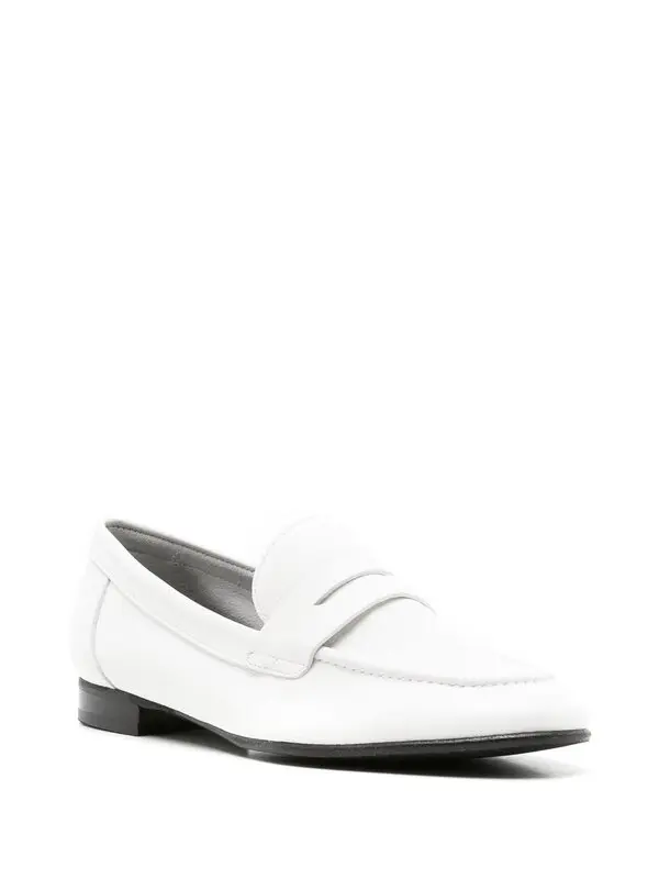 STUDIO CHOFAKIAN 121 Penny Loafers - White