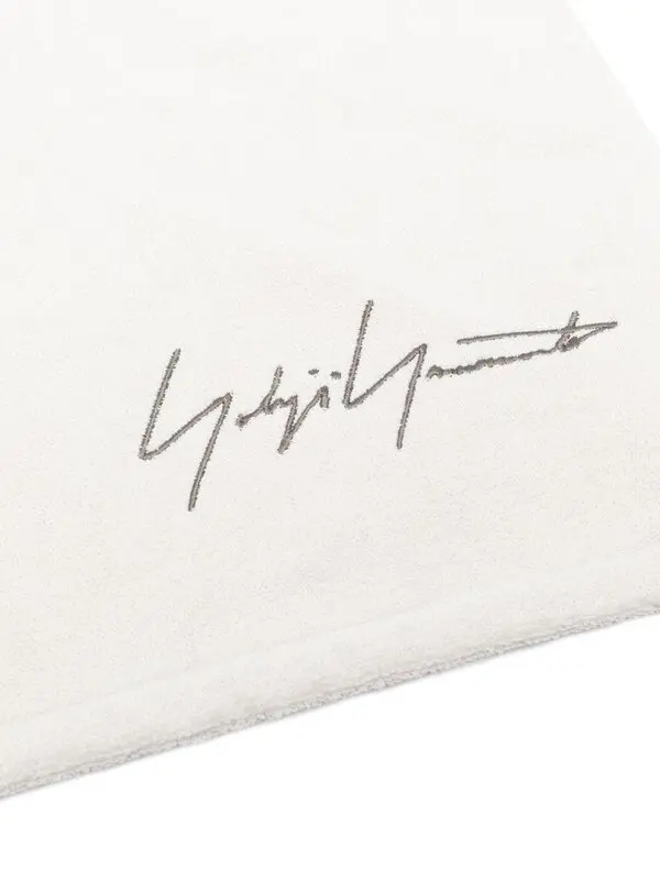 Yohji Yamamoto Logo-embroidered Bath Towel