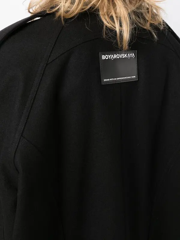 BOYAROVSKAYA Pasta Trench Coat