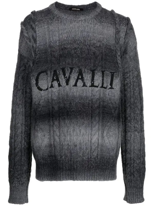 Roberto Cavalli Logo-print Knit Jumper