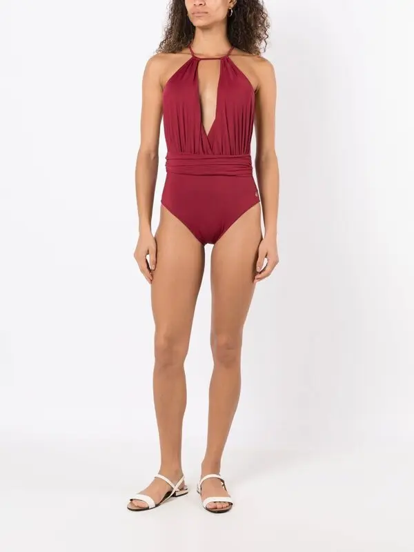 BRIGITTE Keyhole Halterneck One Piece