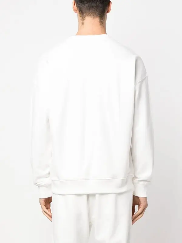DIESEL® S-rob-doval-pj Cotton Sweatshirt - White
