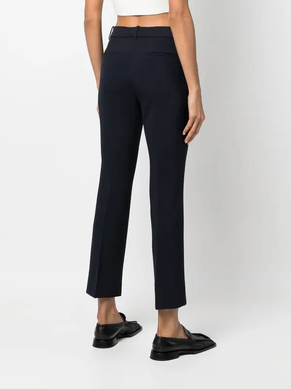 Peserico Cropped Tailored Trousers - Blue