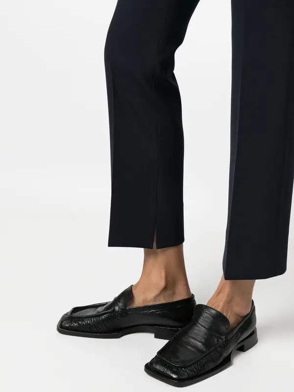 Peserico Cropped Tailored Trousers - Blue