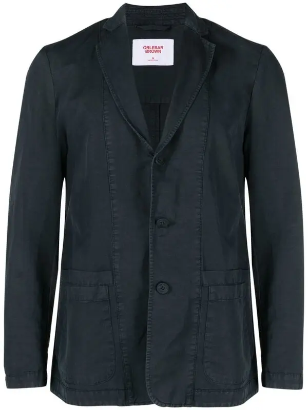 Orlebar Brown Single-breasted Linen-cotton Blazer