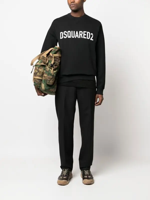 Dsquared2 Logo-print Crew-neck Sweatshirt