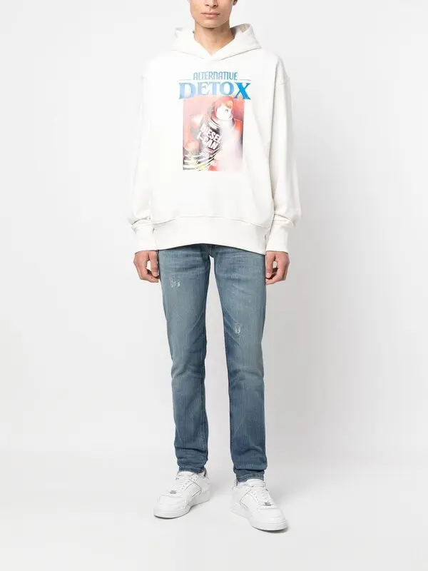 DIESEL® Cotton Alternative Detox Print Hoodie