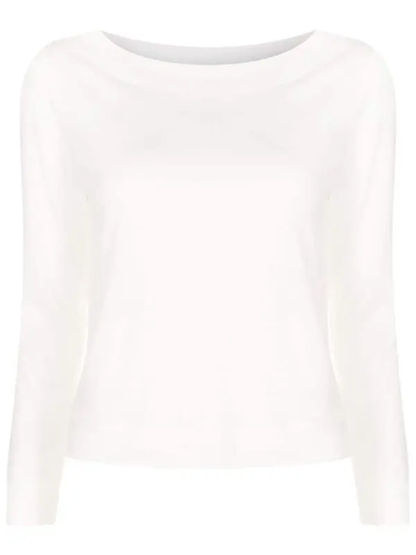 LYGIA & NANNY Crew-neck Jersey T-shirt - White