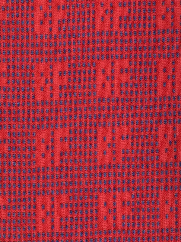 By Far Jacquard Grid Scarf