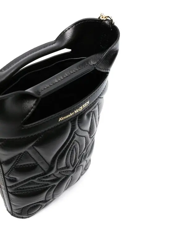 Alexander McQueen Embroidered Mini Bucket Bag