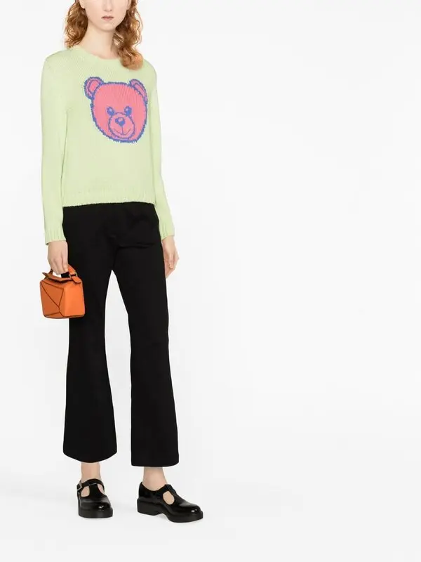 Moschino Teddy Bear Intarsia Knit Jumper
