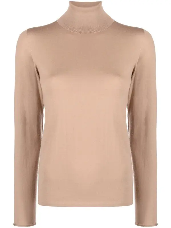 LE TRICOT PERUGIA Long-sleeve Roll-neck Jumper - Neutrals