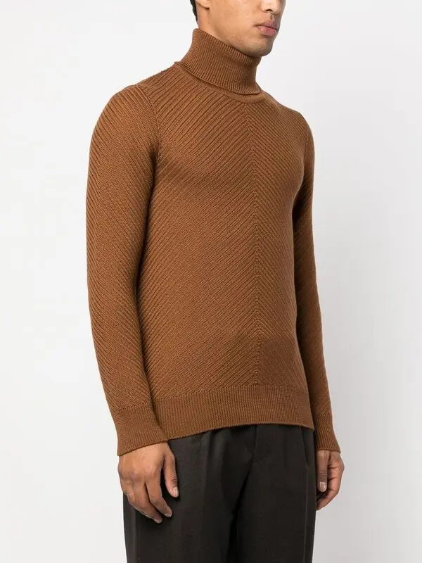 LARDINI Rollneck Wool Sweater