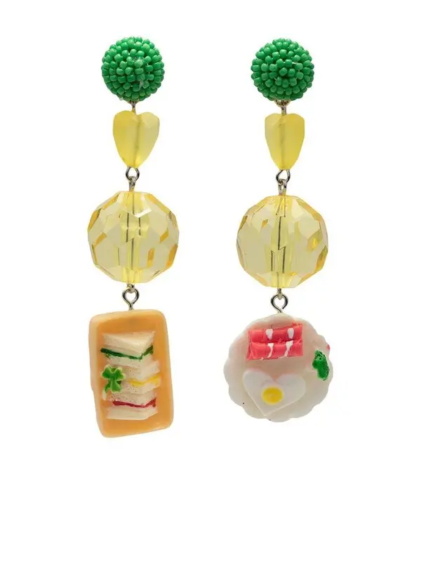 AMIR SLAMA Food Drop Earrings - Yellow