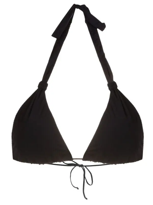 CLUBE BOSSA Halterneck Bikini Top - Black