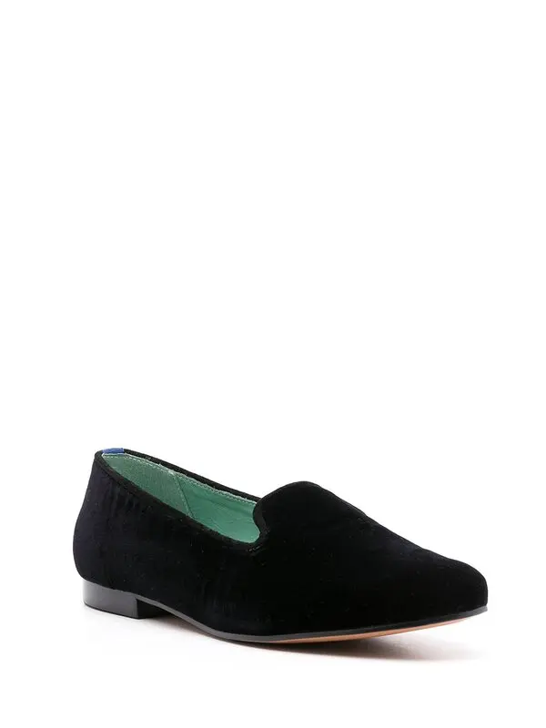 BIRD&CO Blue Bird Shoes Velvet Loafers