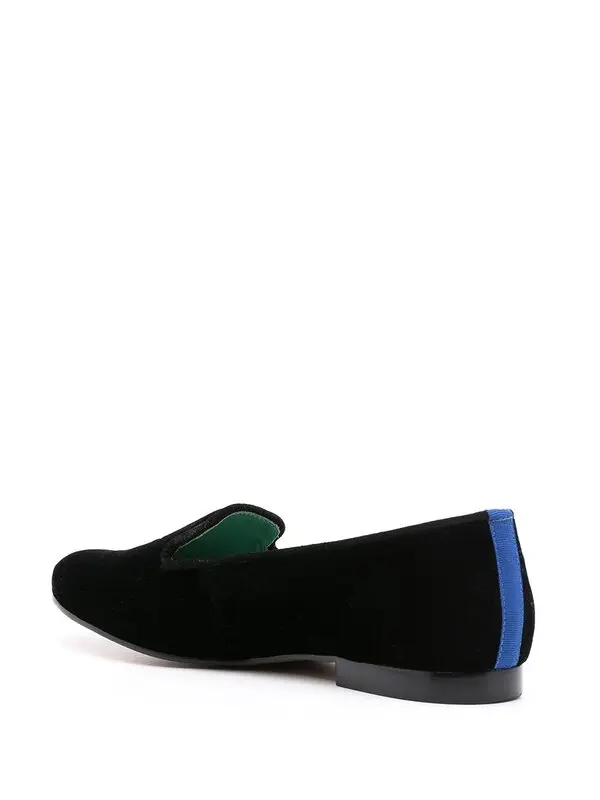 BIRD&CO Blue Bird Shoes Velvet Loafers