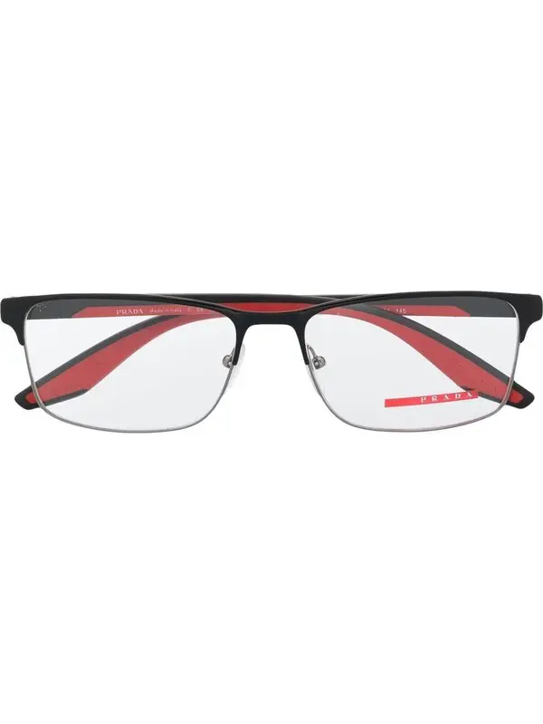 Prada Square-frame Glasses - Black