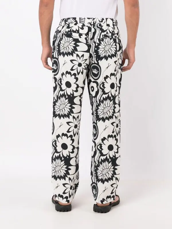 AMIR SLAMA Graphic-print Trousers