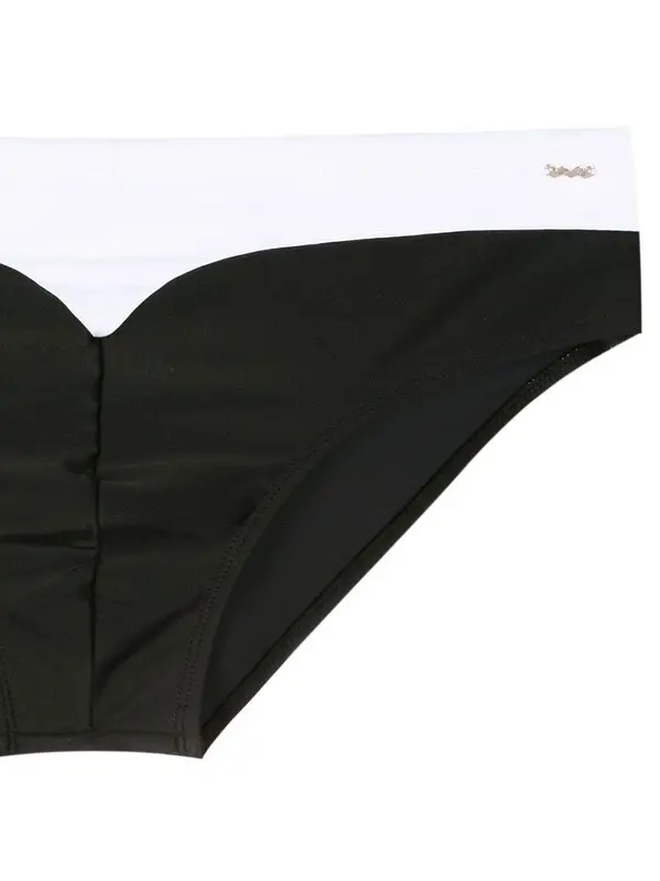 AMIR SLAMA Two-tone Swim Trunks