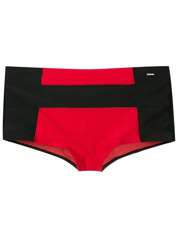 AMIR SLAMA Slip-on Swim Trunks - Black